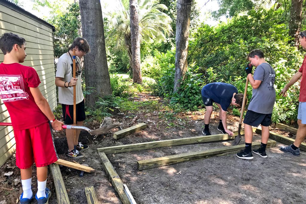 Eagle Scout learns new game in building bocce court - The Resident ...